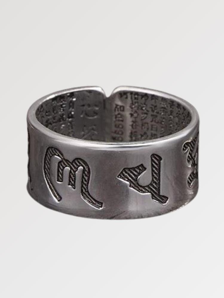 Kanji Mantra Japanese Ring | Japanese Temple