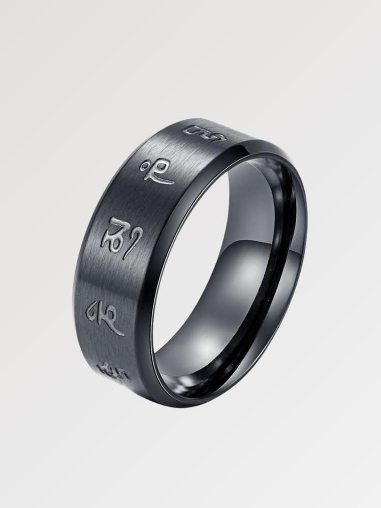 Kanji Mantra Japanese Ring | Japanese Temple