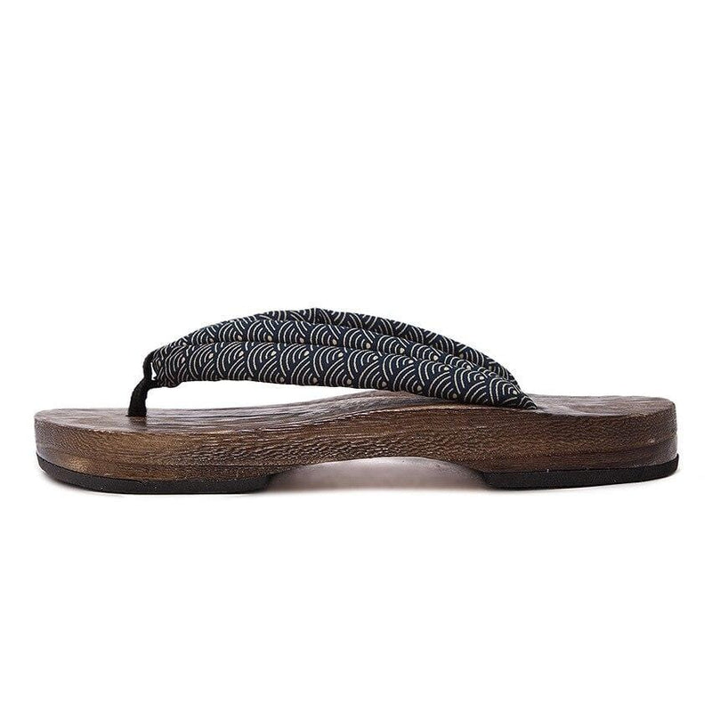 Black Flat Geta Japanese Geta | Japanese Temple