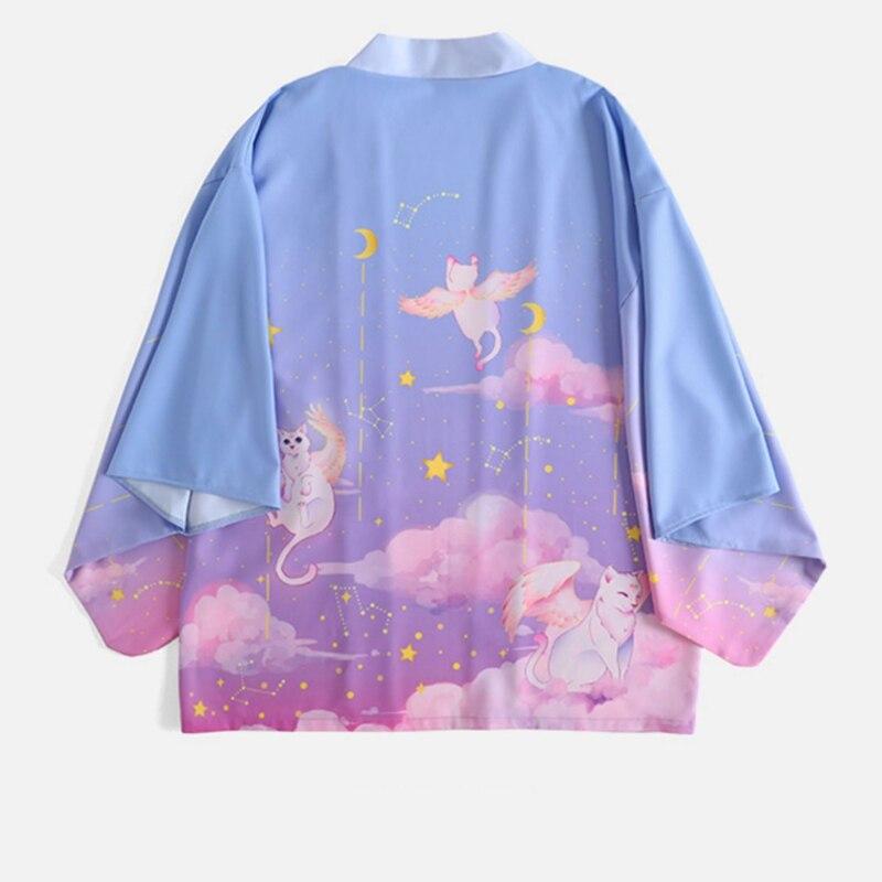 Lovely Moon Haori | Japanese Temple