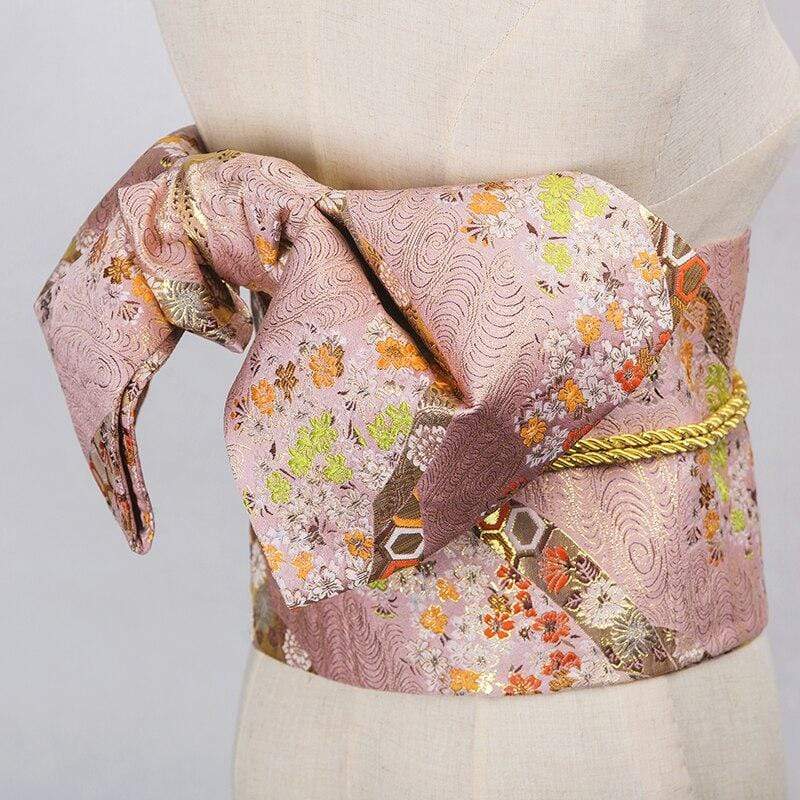 Womens Obi Belt | Japanese Temple