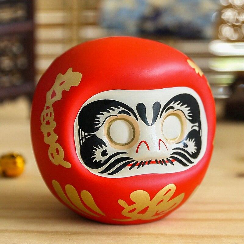 White Daruma Doll | Japanese Temple