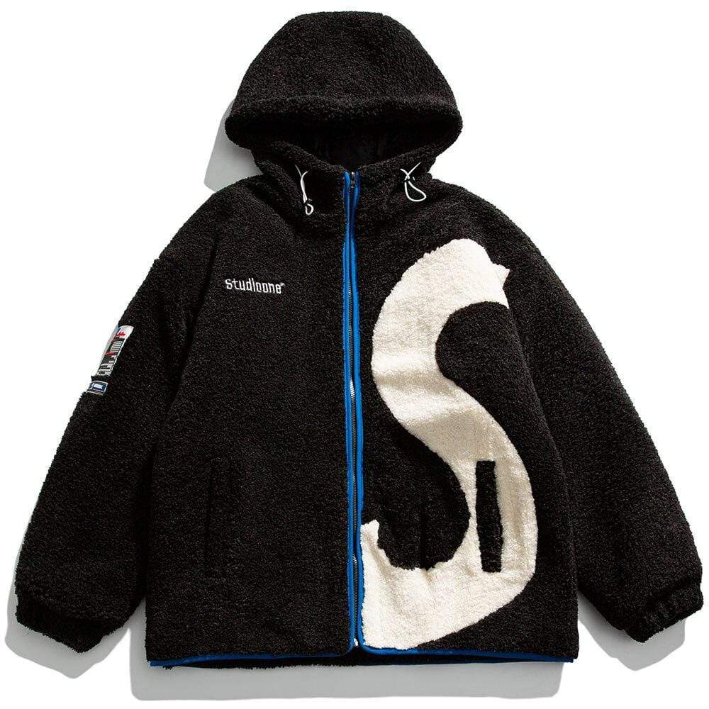 Bicolor Japanese Streetwear Jacket | Japanese Temple