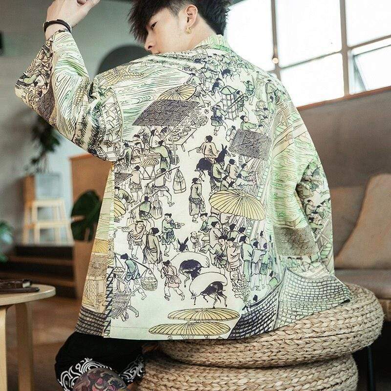 Oni Kimono Jacket | Japanese Temple